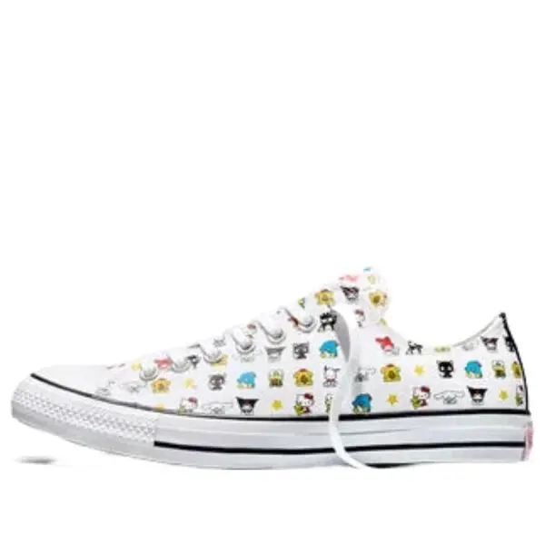 CONVERSE X Hello Kitty And Friends Chuck Taylor All Star "bffs" Low Top Sneakers - White/black/pink