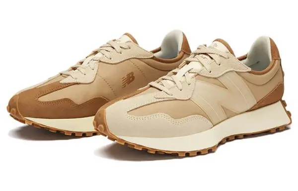 NEW BALANCE 327 Beige Gum Sneakers - Beige/tan