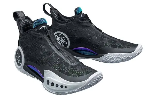 LI-NING Way Of Wade "first Born" Athletic Sneakers - Black/grey/blue