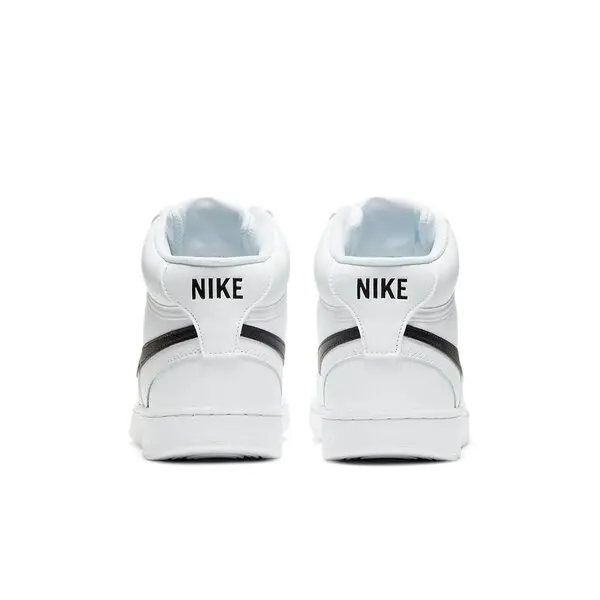Nike Court Vision Mid Top Sneakers - White/black