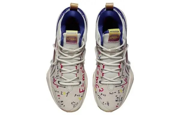 LI-NING Speed Premium Athletic Sneakers - Beige/navy