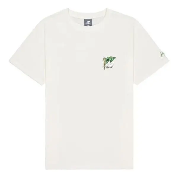 NEW BALANCE Flag Graphic T-shirt Asia Sizing - White