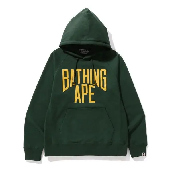 A BATHING APE Nyc Logo Hoodie - Green