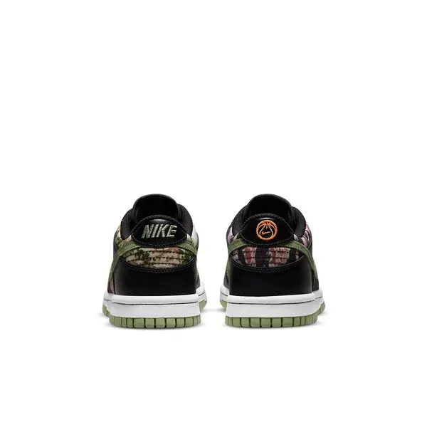 Nike Dunk Low Se Gs "black Multi-camo