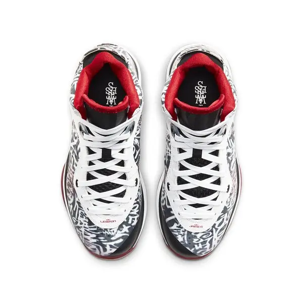 Nike Lebron 8 'graffiti' High Top Sneakers - Red/black