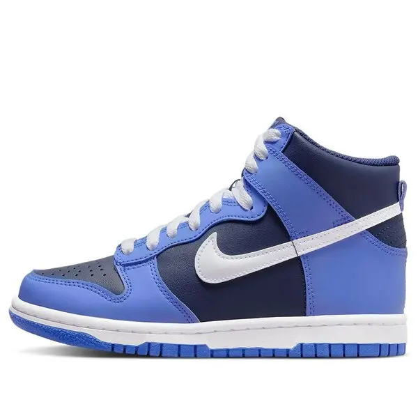 Nike Dunk High Obsidian Sneakers - Blue/white