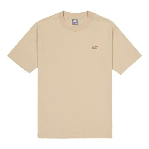 NEW BALANCE Athletics Cotton T-shirt Asia Sizing - Stoneware