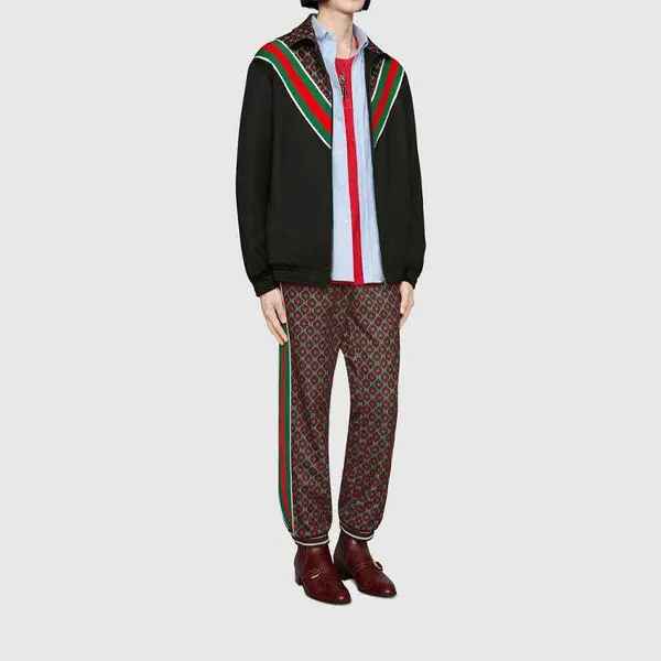 Gucci Gg Star Oversize Jersey Jacket