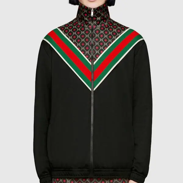 Gucci Gg Star Oversize Jersey Jacket