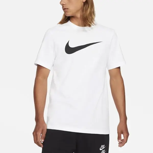 Nike Casual Sports Round Neck Breathable Short Sleeve White T-shirt - Multi-color