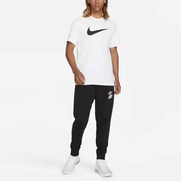 Nike Casual Sports Round Neck Breathable Short Sleeve White T-shirt - Multi-color