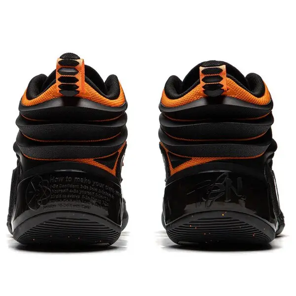 LI-NING Way Of Wade "black Dragon" Sneakers - Black/orange