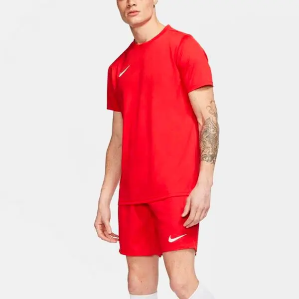 Nike Dri-fit Quick Dry Soccer/football Sports Shorts - Red/white