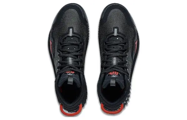 LI-NING Badfive 3 High Top Sneakers - Black/red