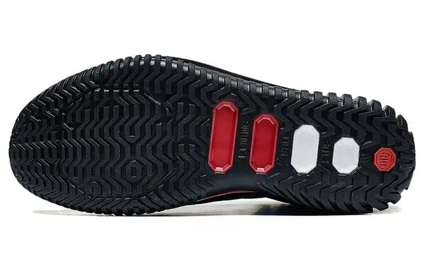 LI-NING Badfive 3 High Top Sneakers - Black/red