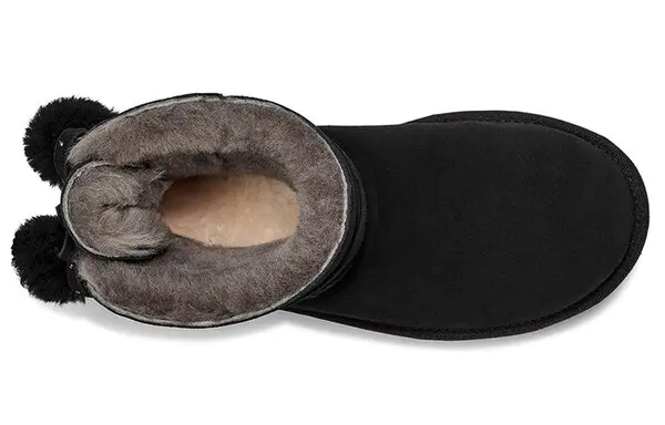 UGG Mini Bailey Bow Pom Ankle Boots