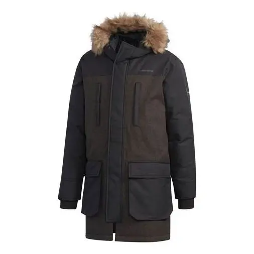 Adidas Neo Parka With Faux Fur Trimmed Hood