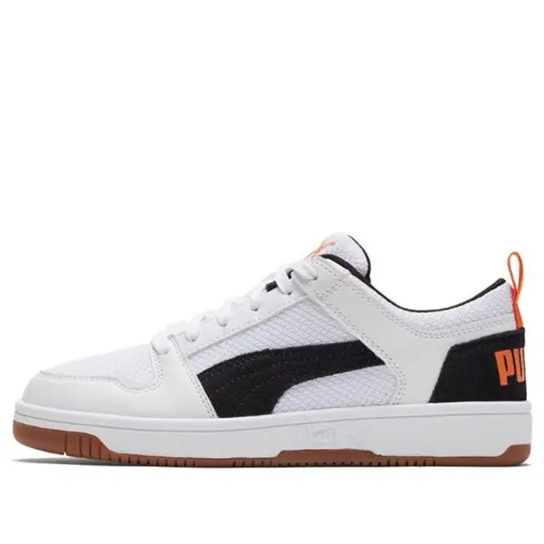 PUMA Rebound Layup Lo Sneakers - White/black