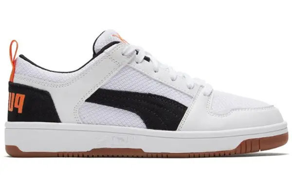 PUMA Rebound Layup Lo Sneakers - White/black