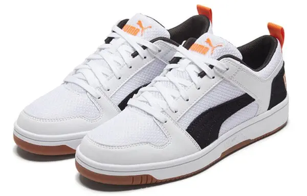 PUMA Rebound Layup Lo Sneakers - White/black