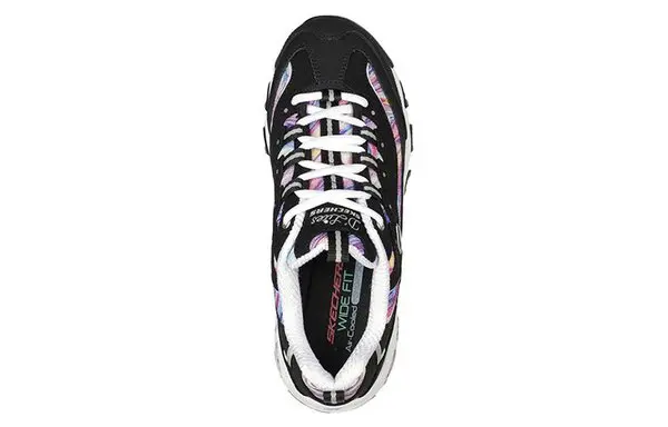 Sketchers D'lites Colorblock Low Top Sneakers - Black/multi-color
