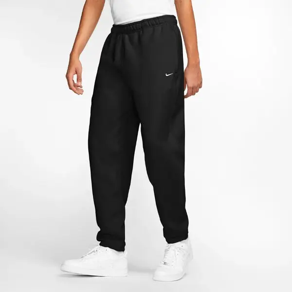 Nike Logo Pattern Loose Sports Pants/trousers/joggers - Black