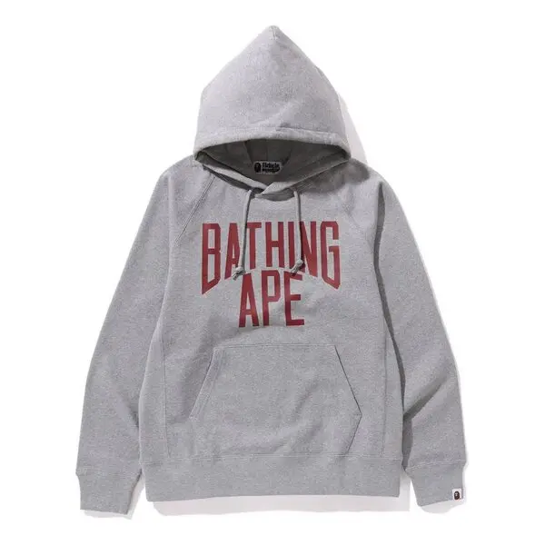 A BATHING APE Nyc Logo Hoodie - Grey