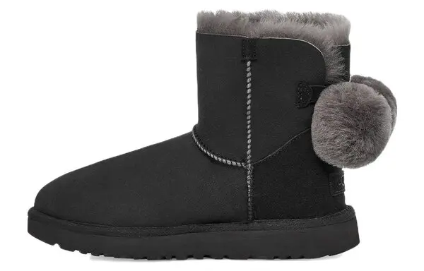 UGG Mini Bailey Fuzzy Bow Boots