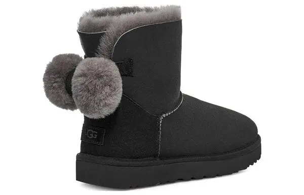 UGG Mini Bailey Fuzzy Bow Boots