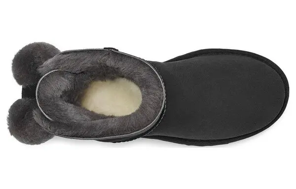 UGG Mini Bailey Fuzzy Bow Boots