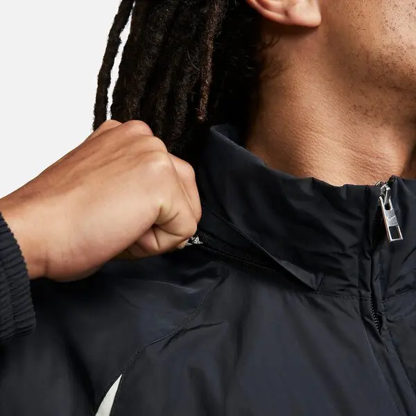 Nike Swoosh Woven Track Jacket - Black