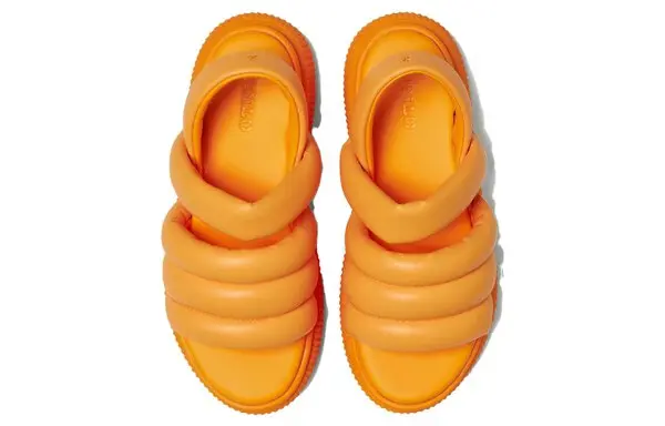 Onitsuka Tiger Padded Strappy Platform Sandals - Orange