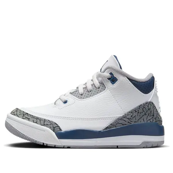 JORDAN 3 Retro Sneakers - White/cement Grey/black