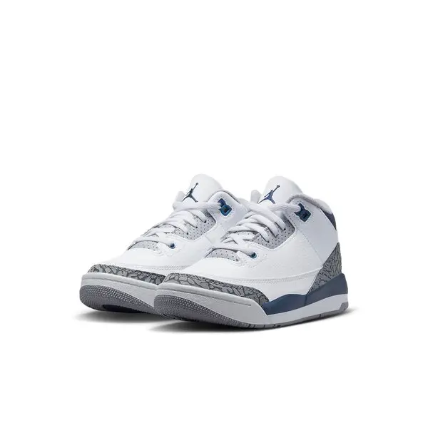 JORDAN 3 Retro Sneakers - White/cement Grey/black