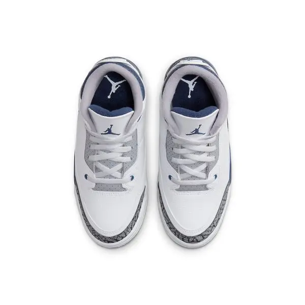 JORDAN 3 Retro Sneakers - White/cement Grey/black