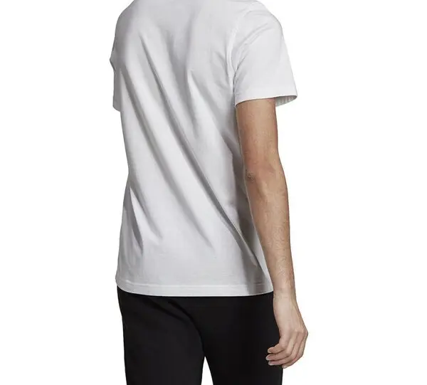 Adidas Originals Chest Logo Printing Sports Short Sleeve White - White/yellow