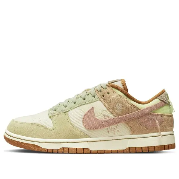 Nike Dunk Low "on The Bright Side" Sneakers - Green/white/pink