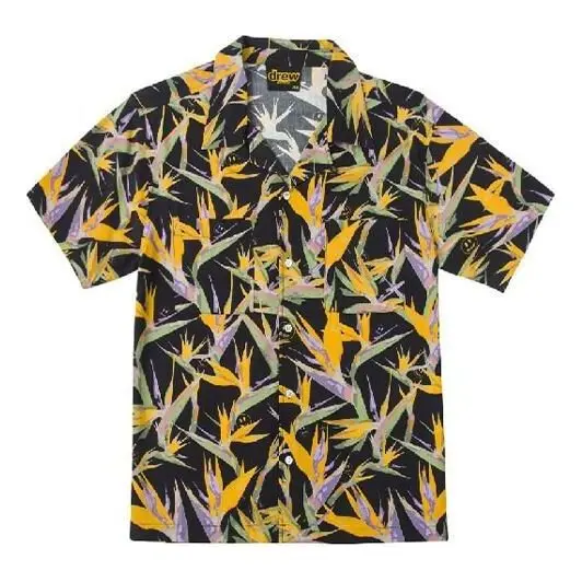 Drew House Rayon Camp Shirt - Black