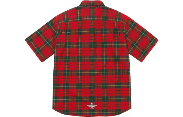 Supreme Ss23 Week6 Arabic Logo Flannel Shirt