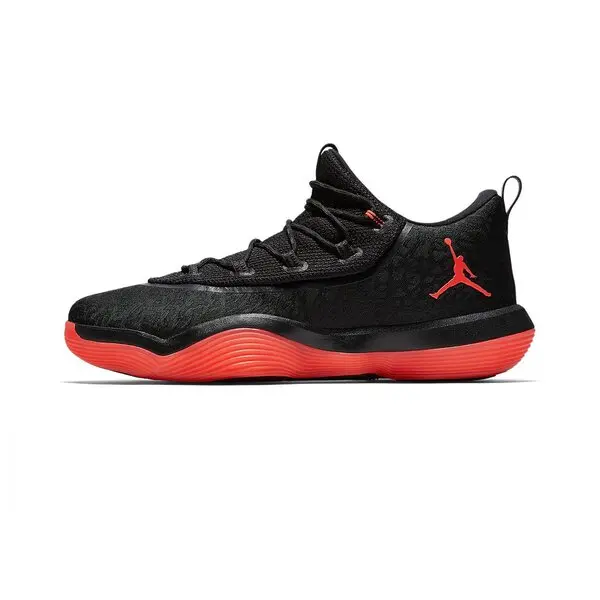 JORDAN Air Super Fly Low Sneakers - Black/infrared