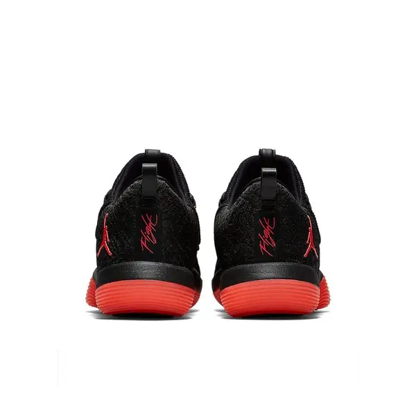 JORDAN Air Super Fly Low Sneakers - Black/infrared
