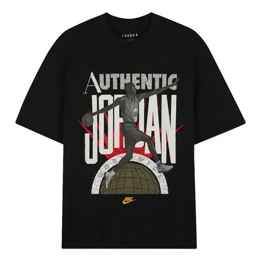 JORDAN X Aleali May Crossover Graphic T-shirt - Black