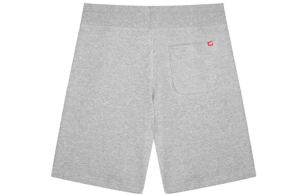 NEW BALANCE Essentials Stacked Logo Shorts - Grey