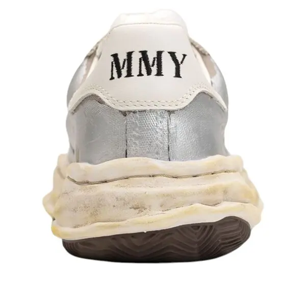 Mihara Yasuhiro Blakey Og Sole Film Attached Canvas Low Top Sneakers - Silver