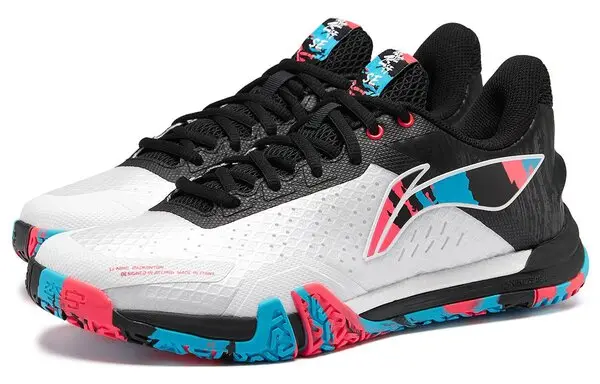 LI-NING Ground Flying Se Athletic Sneakers - Black/white/blue