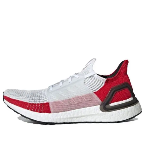Adidas Ultraboost 19 'white Scarlet - White/red