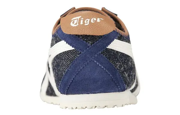 Onitsuka Tiger Mexico 66 Indigo Denim Low Top Sneakers - Blackbluewhite