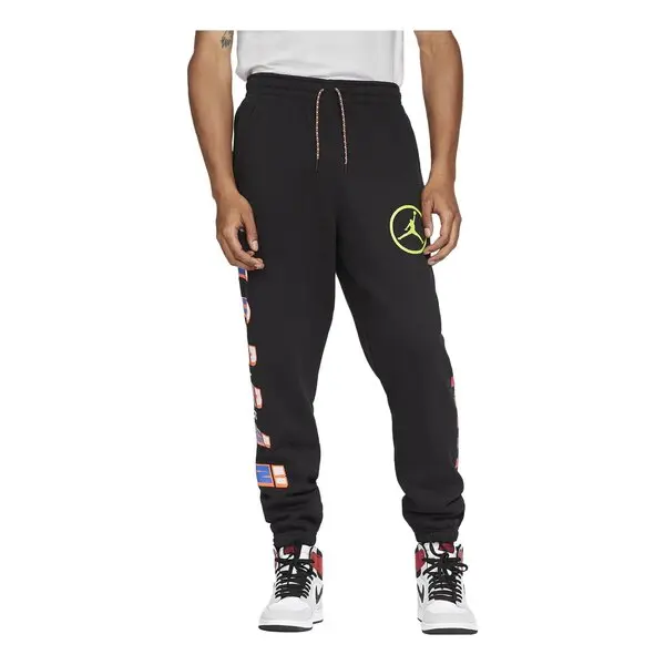 JORDAN Sport Dna Fleece Trousers 'black - Black/cyber