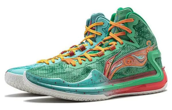 LI-NING Liren 4 'dunhuang & Shule Se' High-top Sneakers - Green
