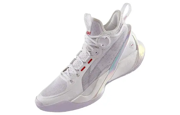 LI-NING Sonic Ultra Mid Sneakers - White/purple